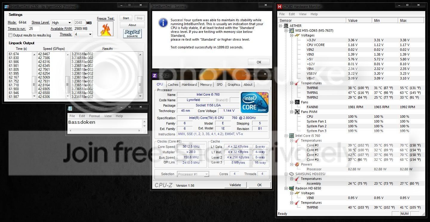 Intel i5 760 help | Overclock.net